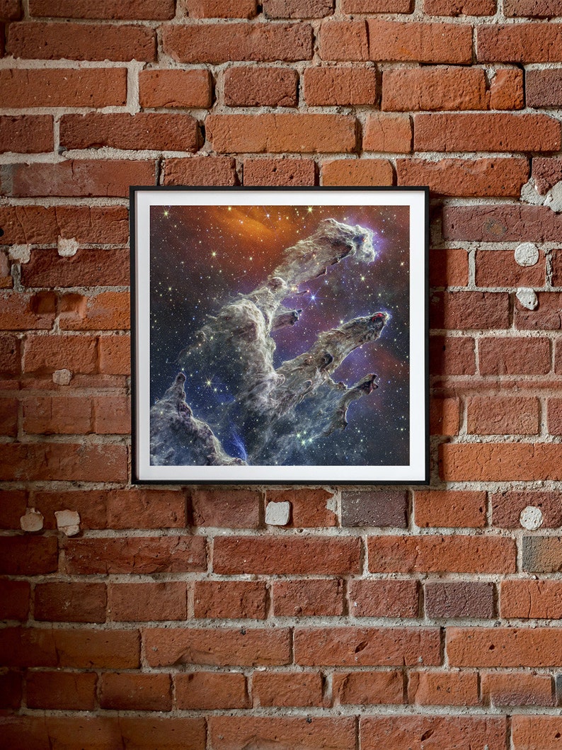 Pillars of Creation | M16 Eagle Nebula, NGC 6611, Nircam and MIRI ...