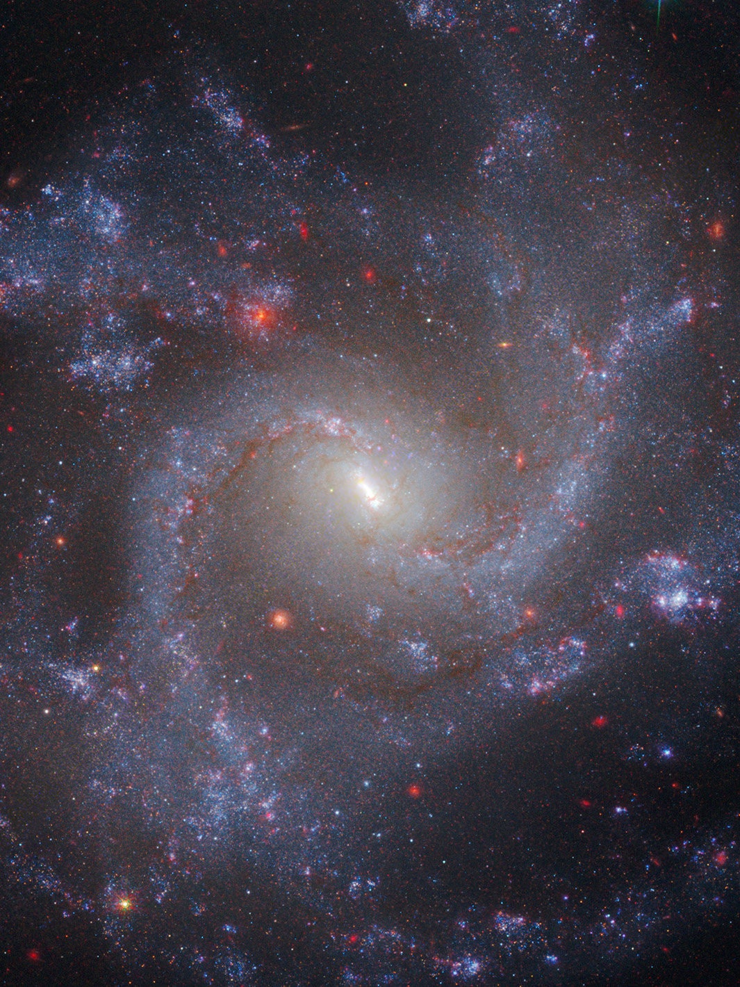 Galaxy NGC 5468 Webb Nircam Hubble WFC3, James Webb Space Telescope ...