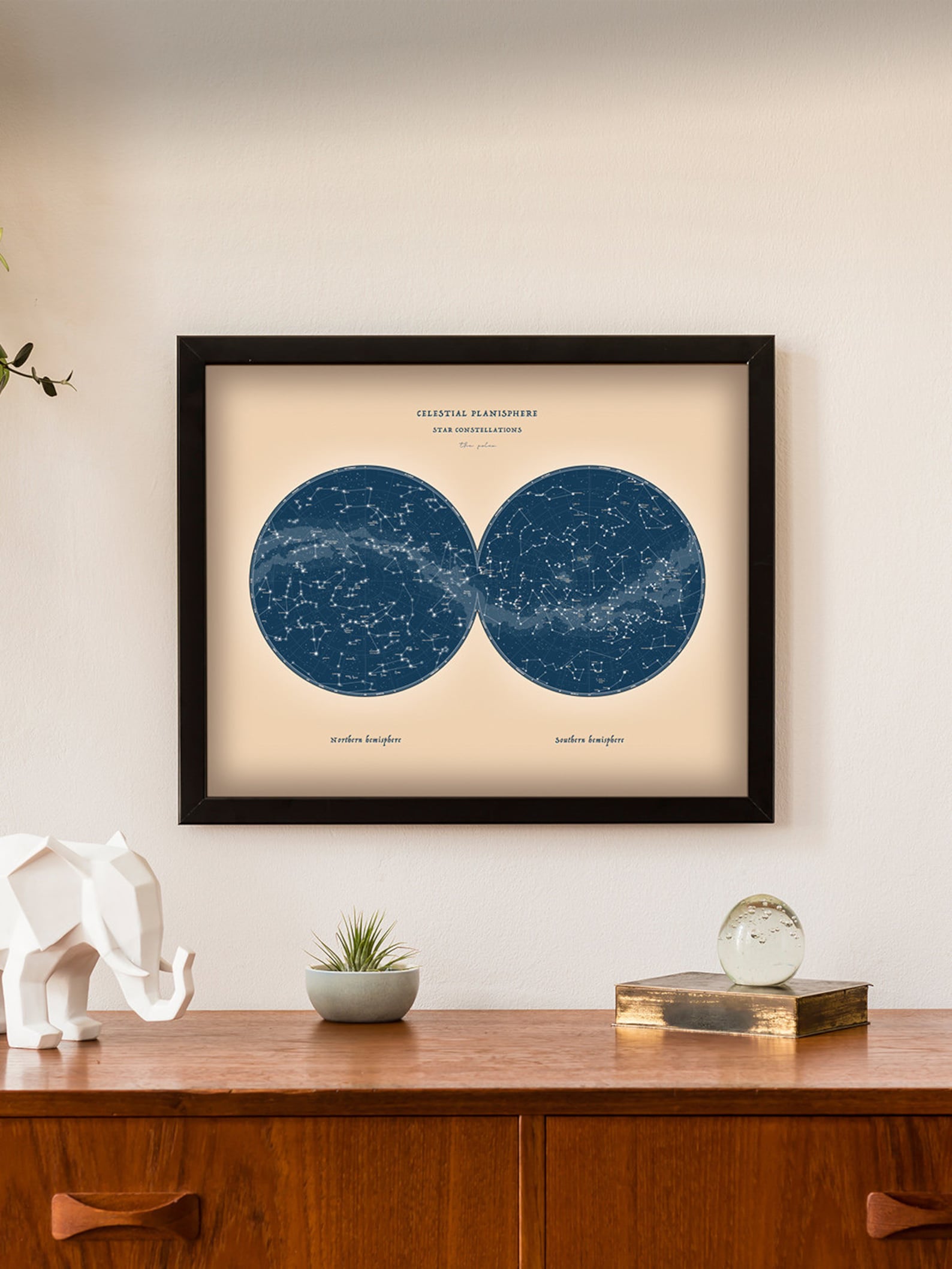 CELESTIAL PLANISPHERE Constellations Chart Print Celestial - Etsy