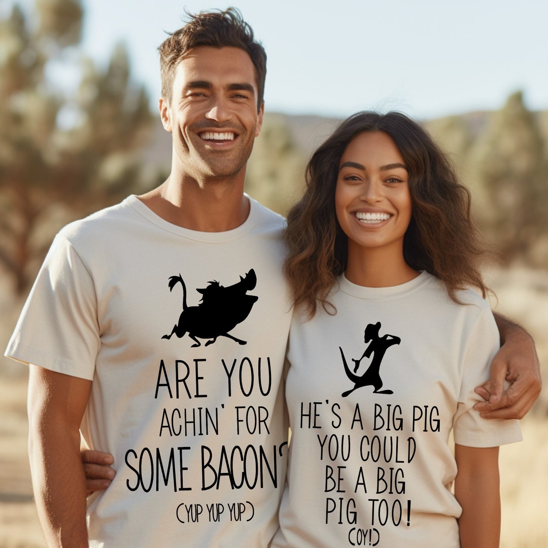He's A Big Pig Pumbaa Timon Zazu Vacation Graphic Tee - Etsy
