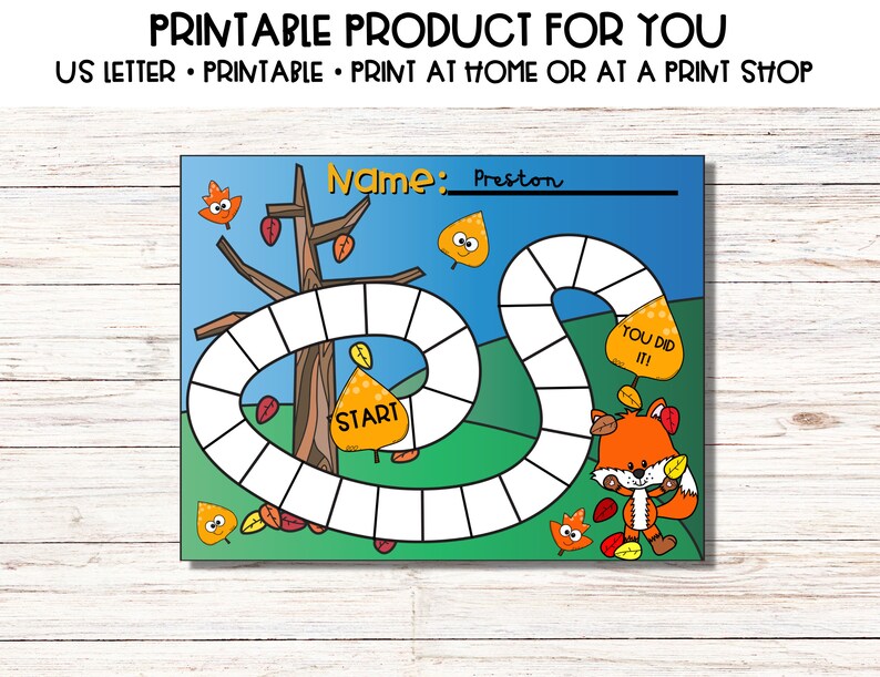 Fall Reward Charts Fall Sticker Charts Autumn Chore Chart Fall ...