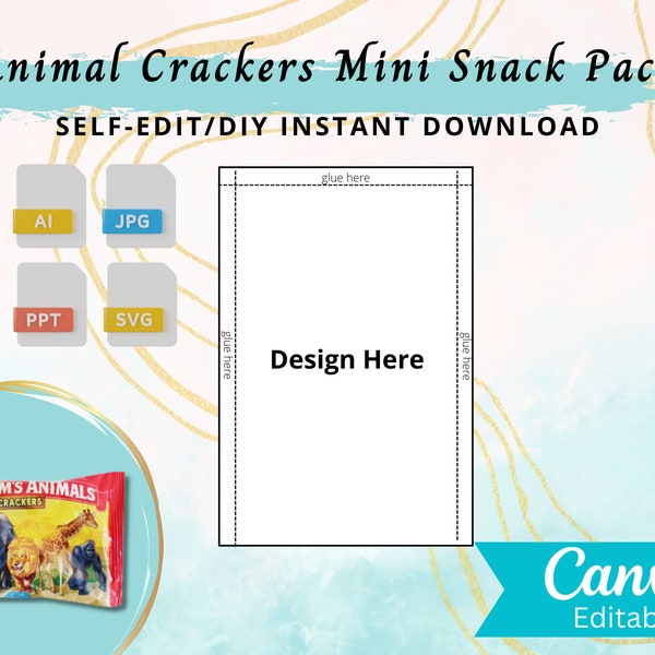 Animal Cracker Label - Etsy