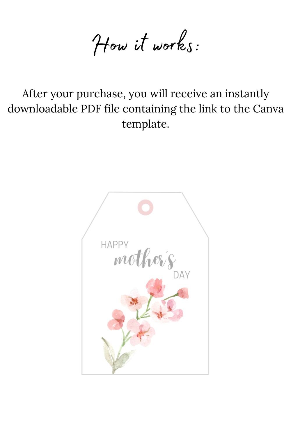 Mother's Day Gift Tags |tags for Mom | Printable Tags | Instant ...