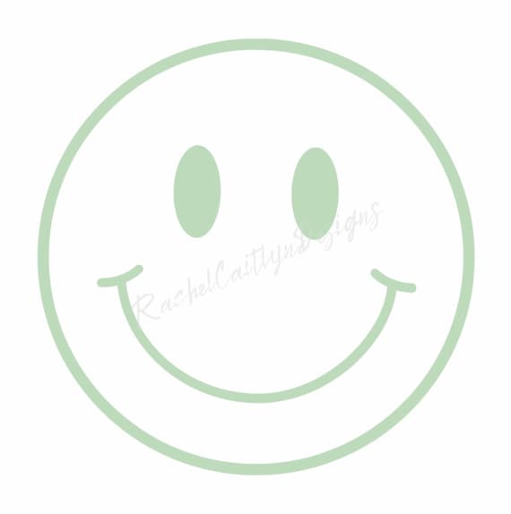 Green Smiley Face Png