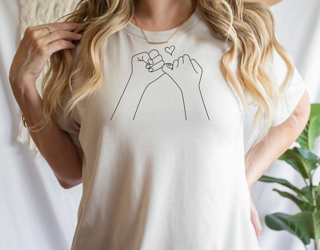 Best Friend Shirt PNG, Pinky Promise PNG, Pinky Swear PNG, Bestie Shirt ...