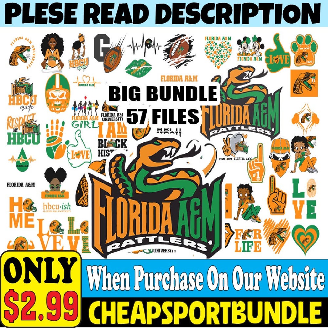Famu Rattlers Svg HBCU Svg Collections HBCU Svg Football - Etsy Canada
