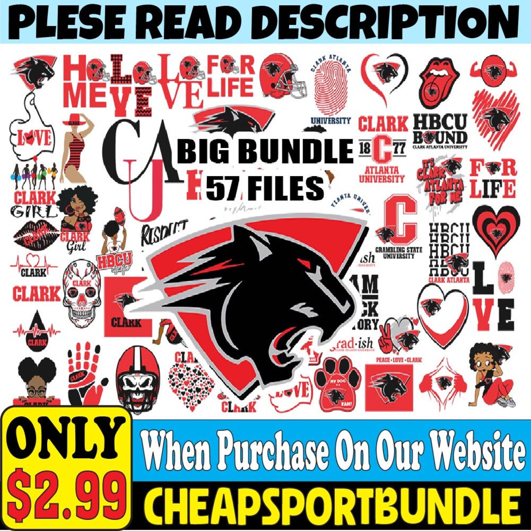 Clark Atlanta University Svg HBCU Svg Collections HBCU Svg - Etsy