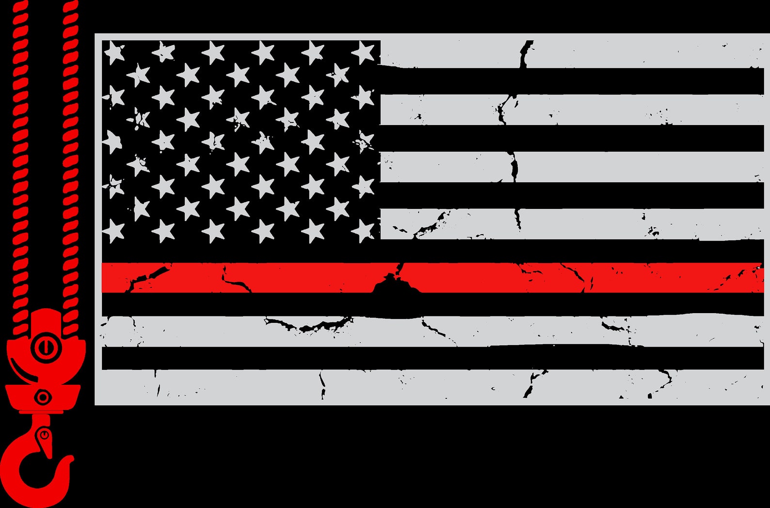 American Flag Crane Operator Logo - Etsy