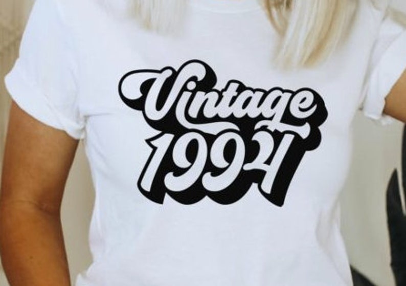 Vintage 1994, 90’s Baby Birthday Svg - Etsy