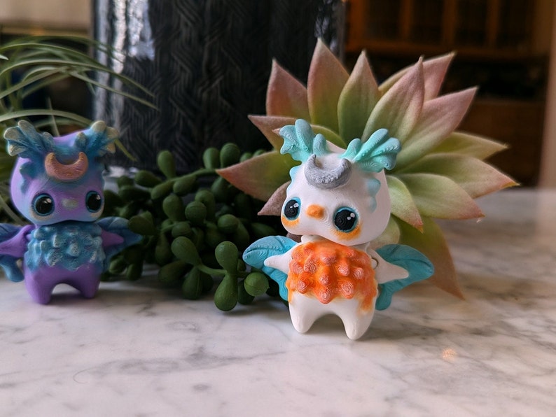 Moth Pixie Fully Customizable 3D Printed Cuties Keychain, Magnet, or ...