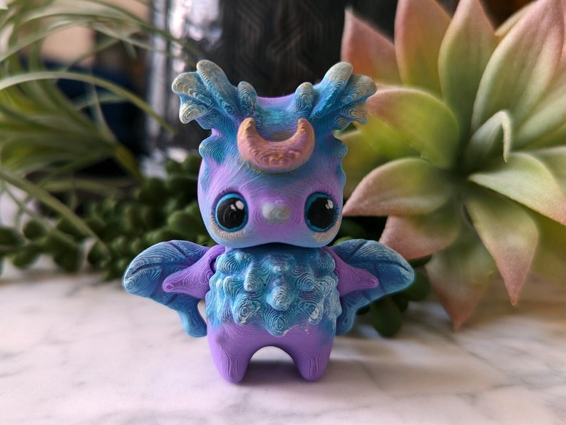 Moth Pixie Fully Customizable 3D Printed Cuties Keychain, Magnet, or ...