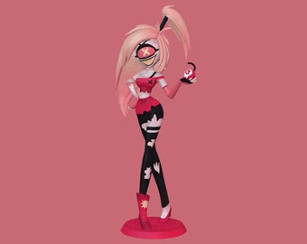 Cherri Cherry Bomb Hazbin Drag Wig - Etsy