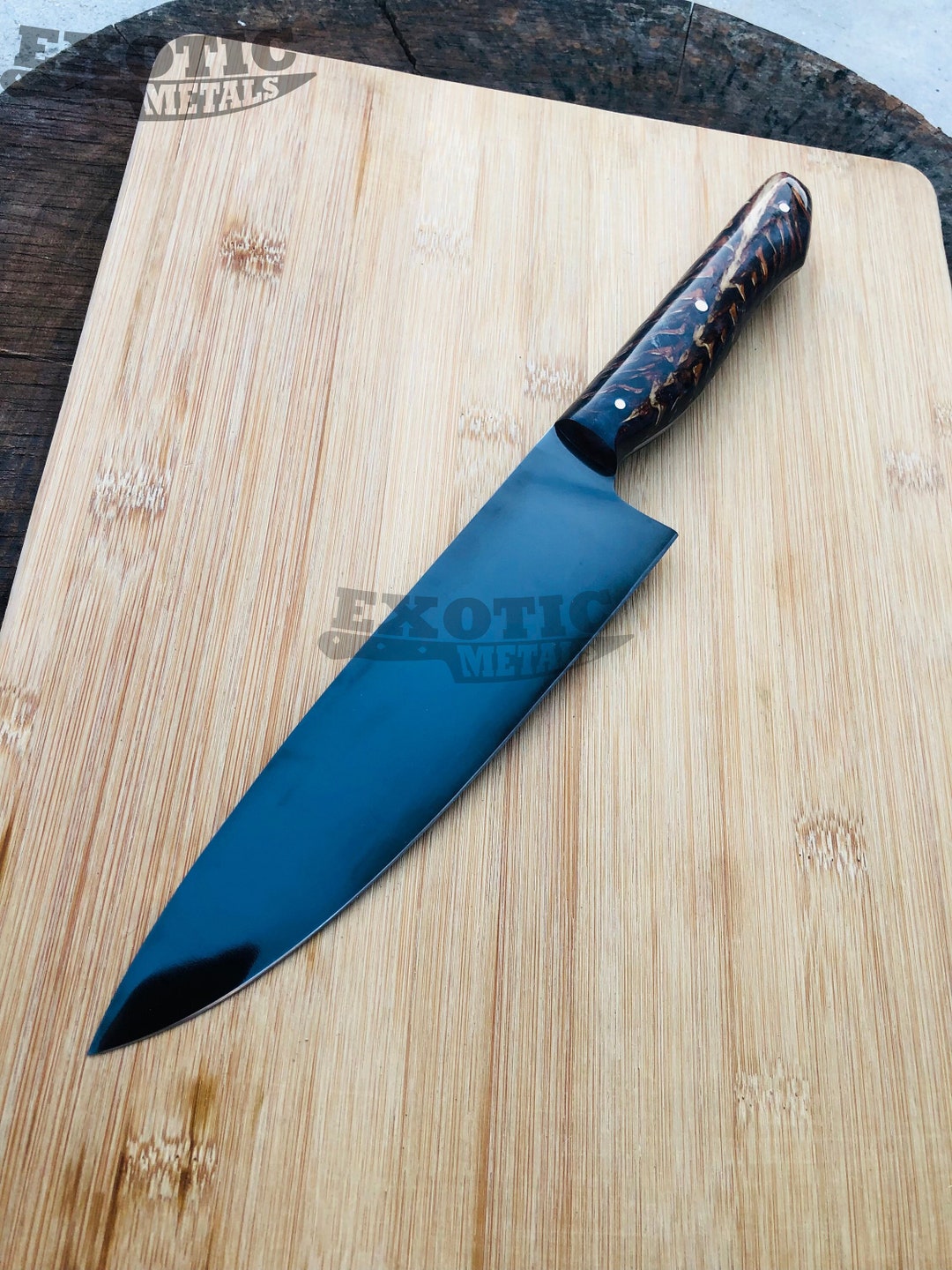 D2 Custom Handmade Chef Knife, Cooking Knife, Kitchen Knife, Handmade ...