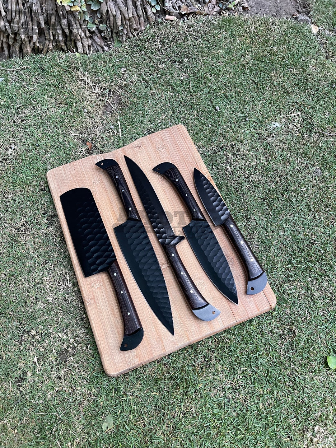 Handmade D2 Kitchen Knives Set /chef Set Personalized Gift for Chef ...
