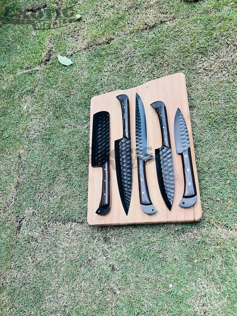 Handmade D2 Kitchen Knives Set /chef Set Personalized Gift for Chef ...