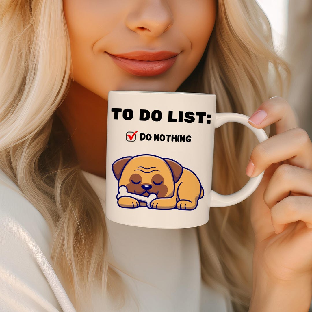 Personalized to Do List Mug, Funny Mug, Dog Lover Gift. MONDIAL RELAY ...