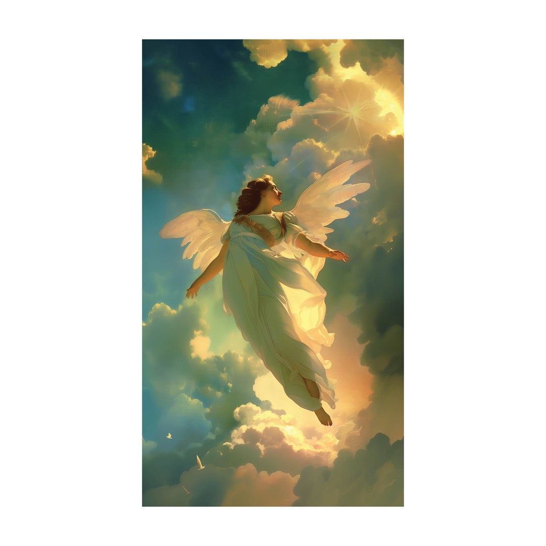 Vintage Angel Art Print: 19th Century Style (digital Download) - Etsy