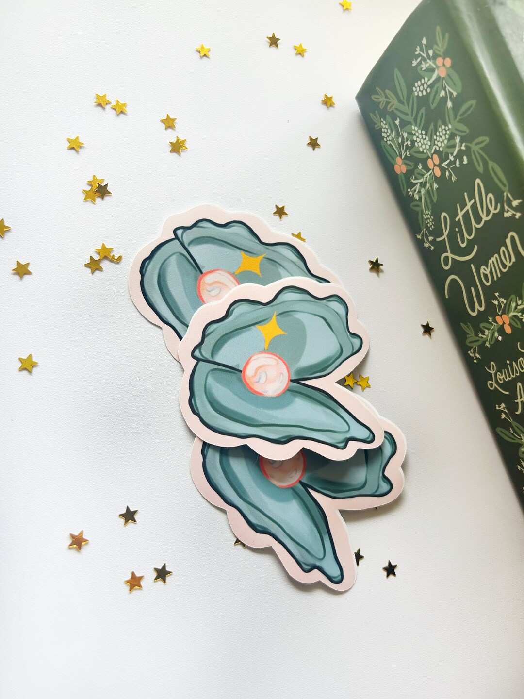 Clam Shell Sticker - Etsy