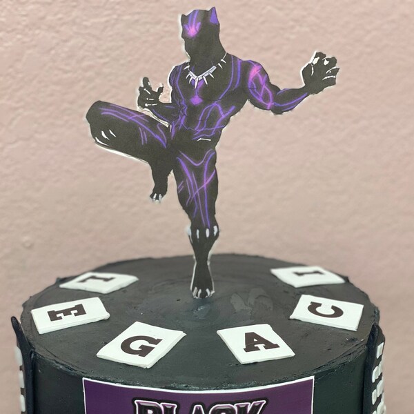 Panther Cake Topper - Etsy