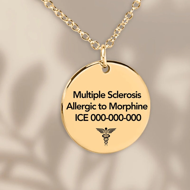 Medical Id Necklace - Etsy