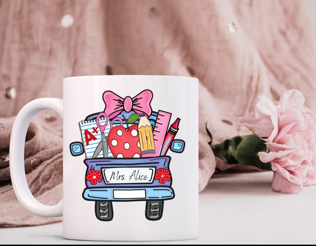 Teacher Coffee Cup/ Custom Teacher Coffee Mug/ Teacher Shirts/ Gift for ...