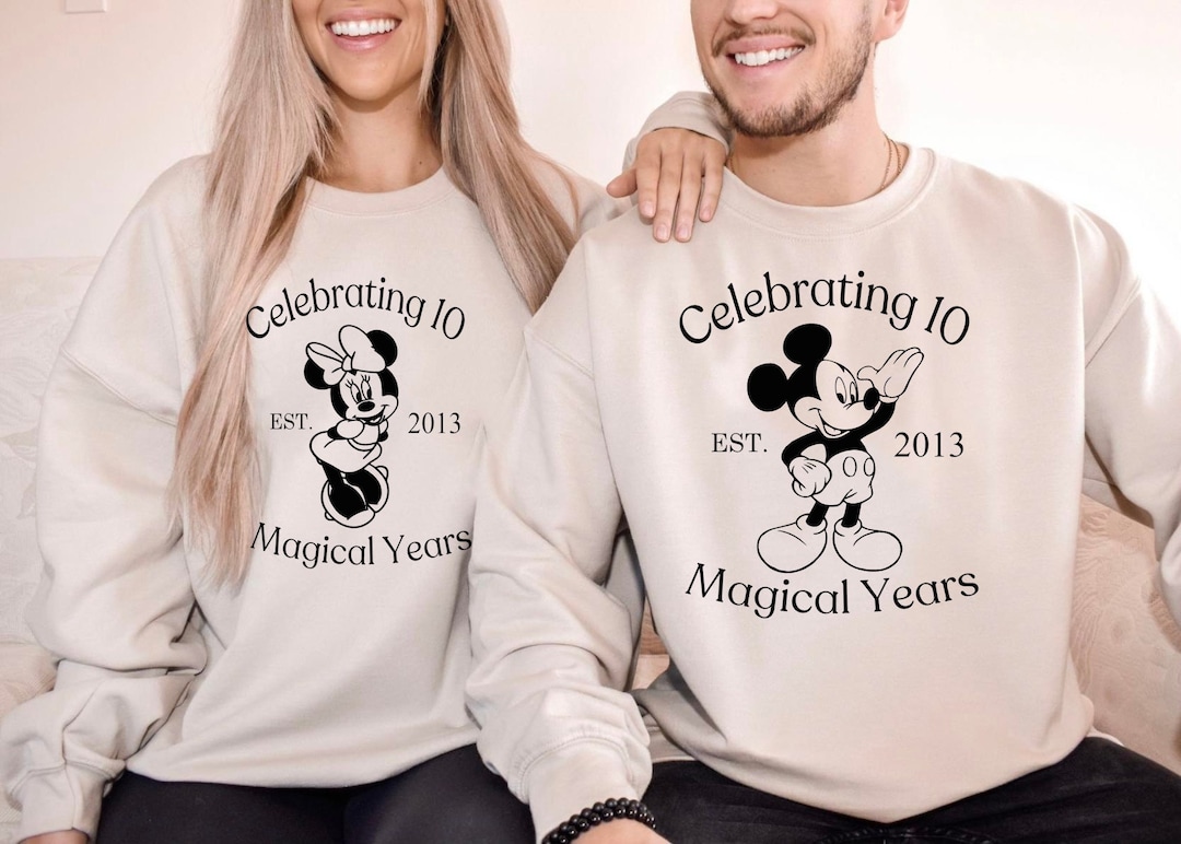 Magical Disney Anniversary Celebration T-shirt/matching Couples Shirts ...