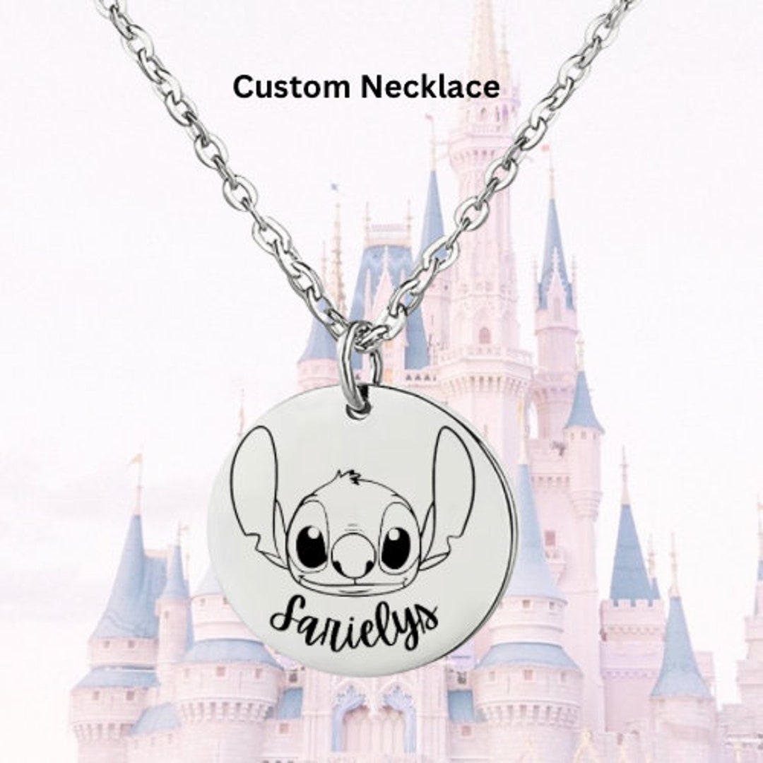 Lilo and Stitch Necklace/stitch Charm Necklace /disneyworld Necklace ...