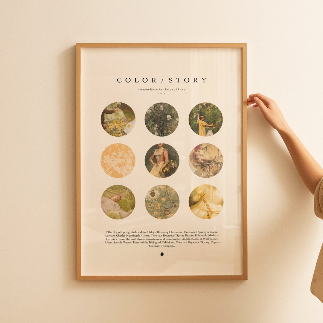 Art Museum Exhibition Poster / Summer & Spring / Vintage Paintings ...