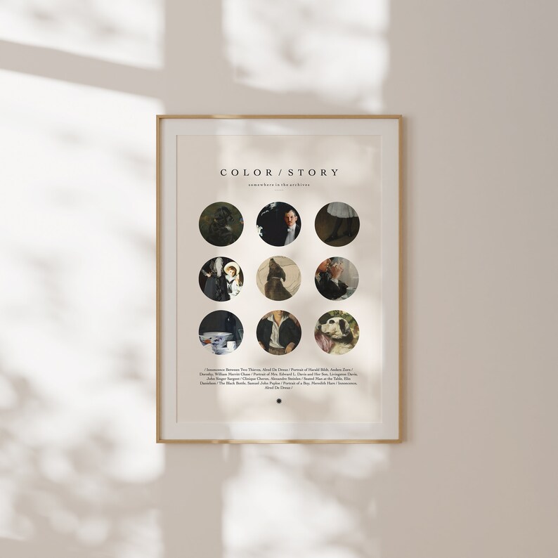 Dark Academia Printable Museum Art Exhibition Poster / Digital Download ...