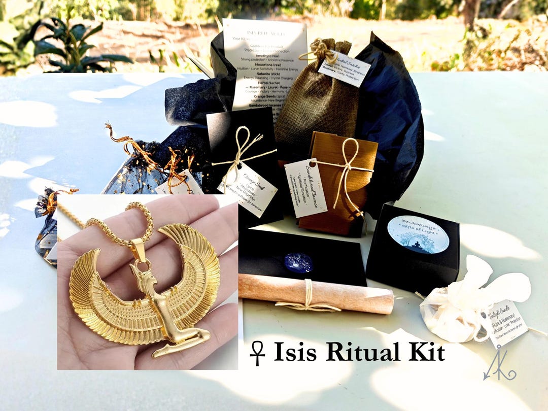 Goddess Isis Deluxe Ritual Kit - Protection & Renewal | Talisman Amulet ...