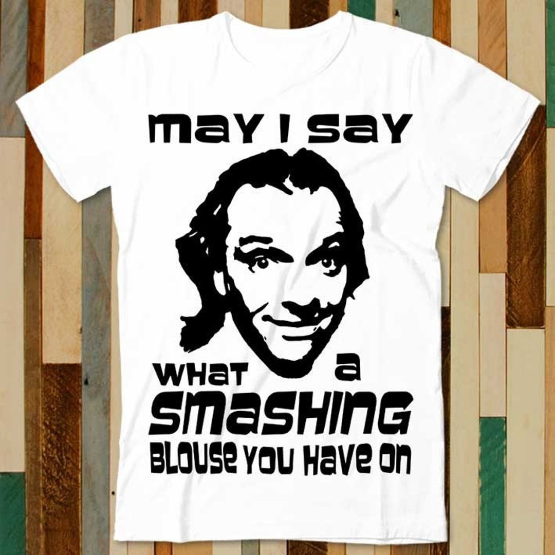 Smashing Blouse British Tv Series Cult Rik Mayall T Shirt Adult Unisex ...