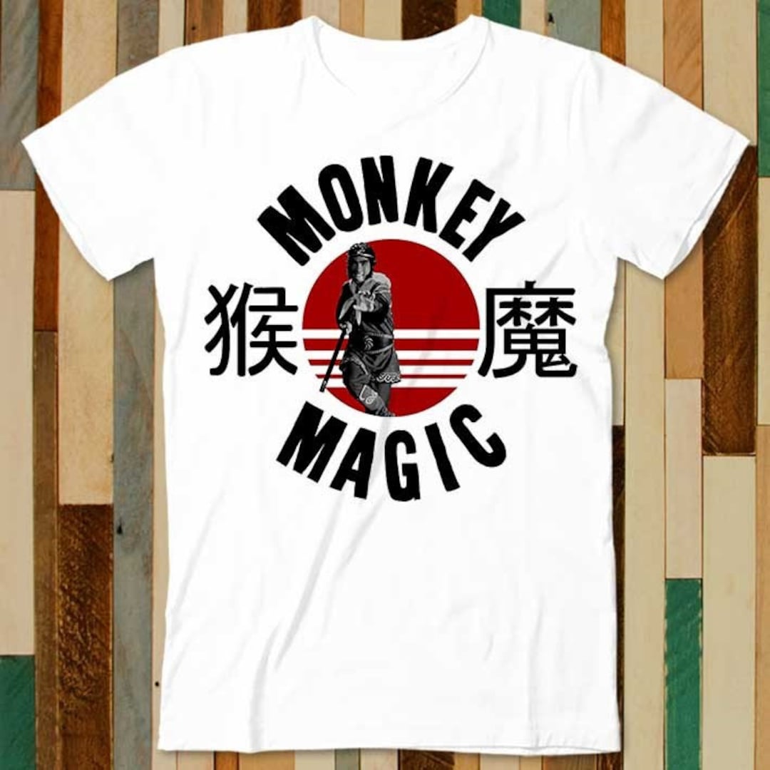 Monkey Magic Japanese Poster TV Series T Shirt Adult Unisex Men Women ...