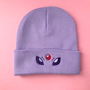 Embroidered Espeon Inspired Beanie | Hat | Adult Gift | Kawaii - Etsy