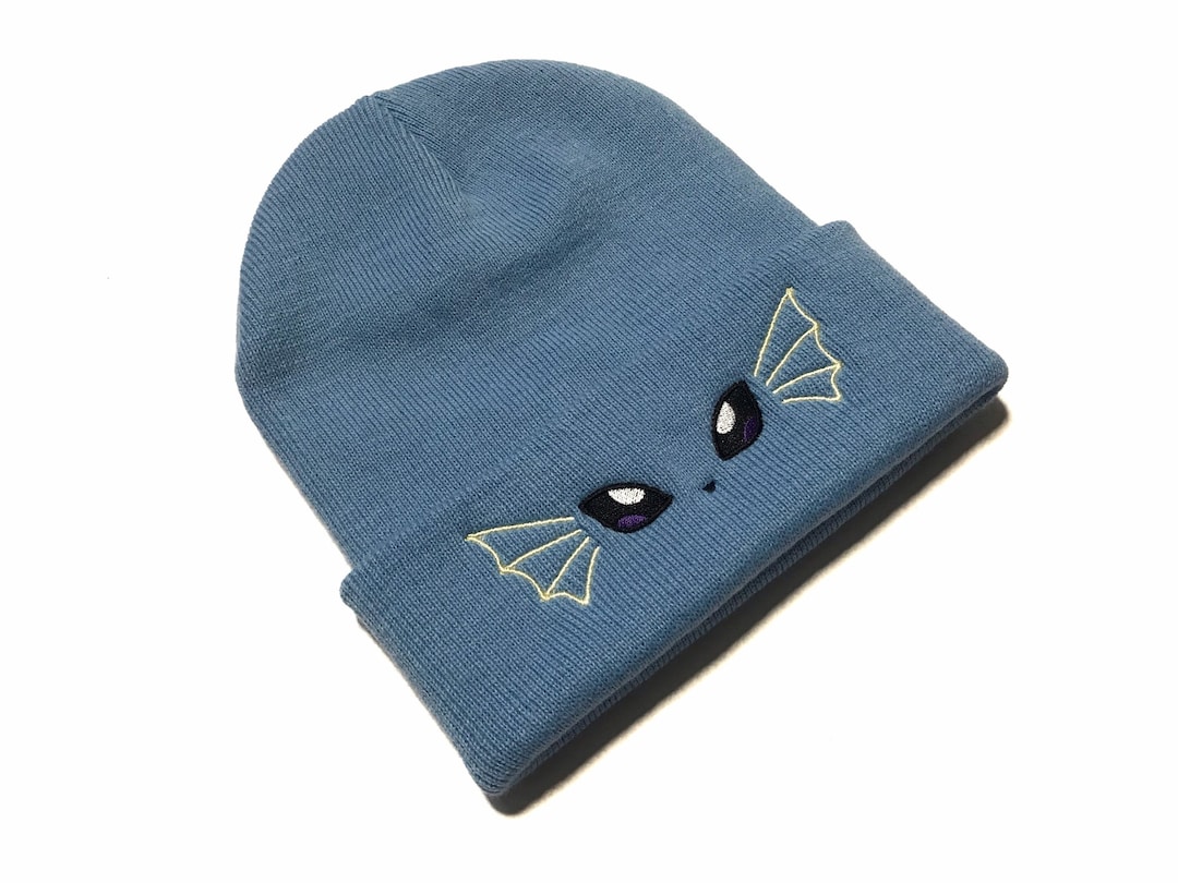 Embroidered Vaporeon Inspired Beanie | Hat | Adult Gift | Kawaii - Etsy