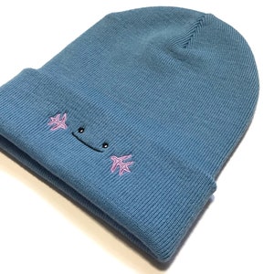 Embroidered Wooper Inspired Beanie | Hat | Adult Gift | Kawaii - Etsy