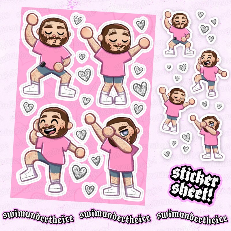 Post Malone Sticker - Etsy