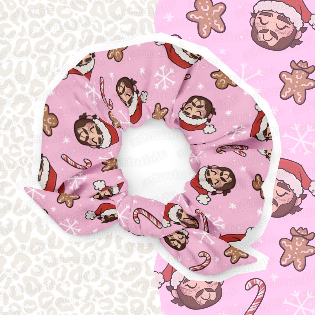 Posty Holiday Scrunchie Post Malone Christmas Gift Scrunchy Hair Tie ...