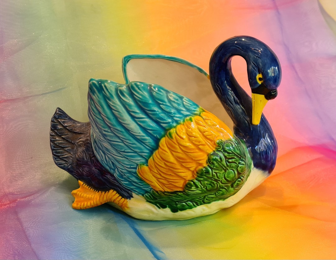 Japanese Maruhon Ware Swan - Etsy