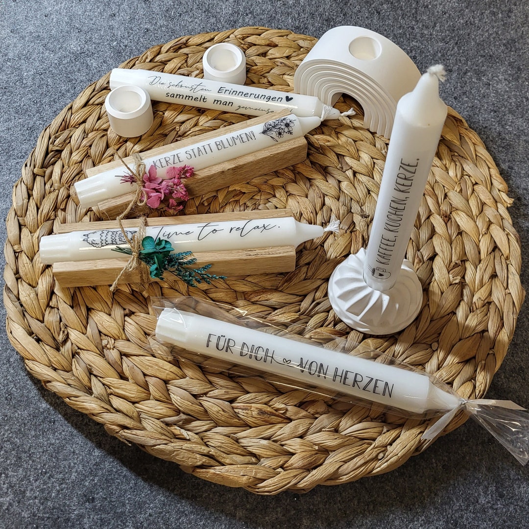 Condolence Stick Candles With Saying - Etsy