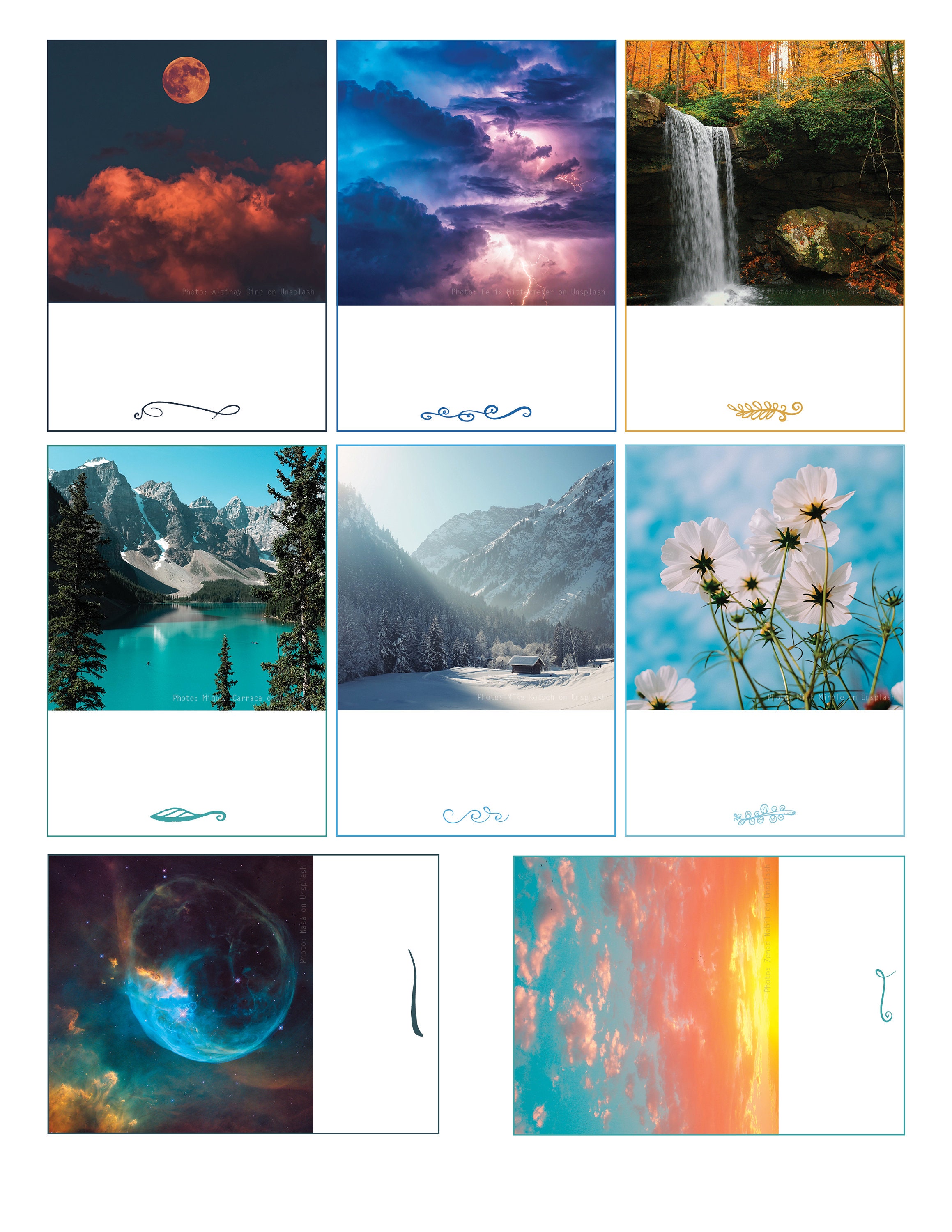 Printable Blank Oracle Cards | Etsy