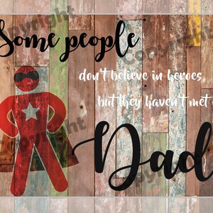 Father's Day Superhero Poem Digital Download - Etsy