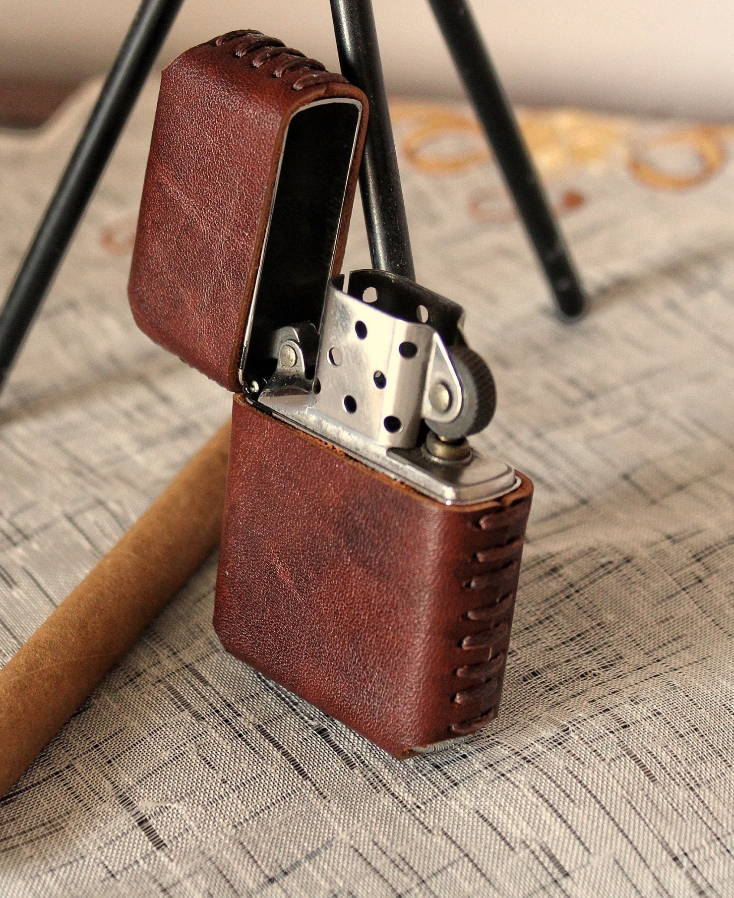 Leather Lighter Case Handmade Leather Product Lighter Coating - Etsy