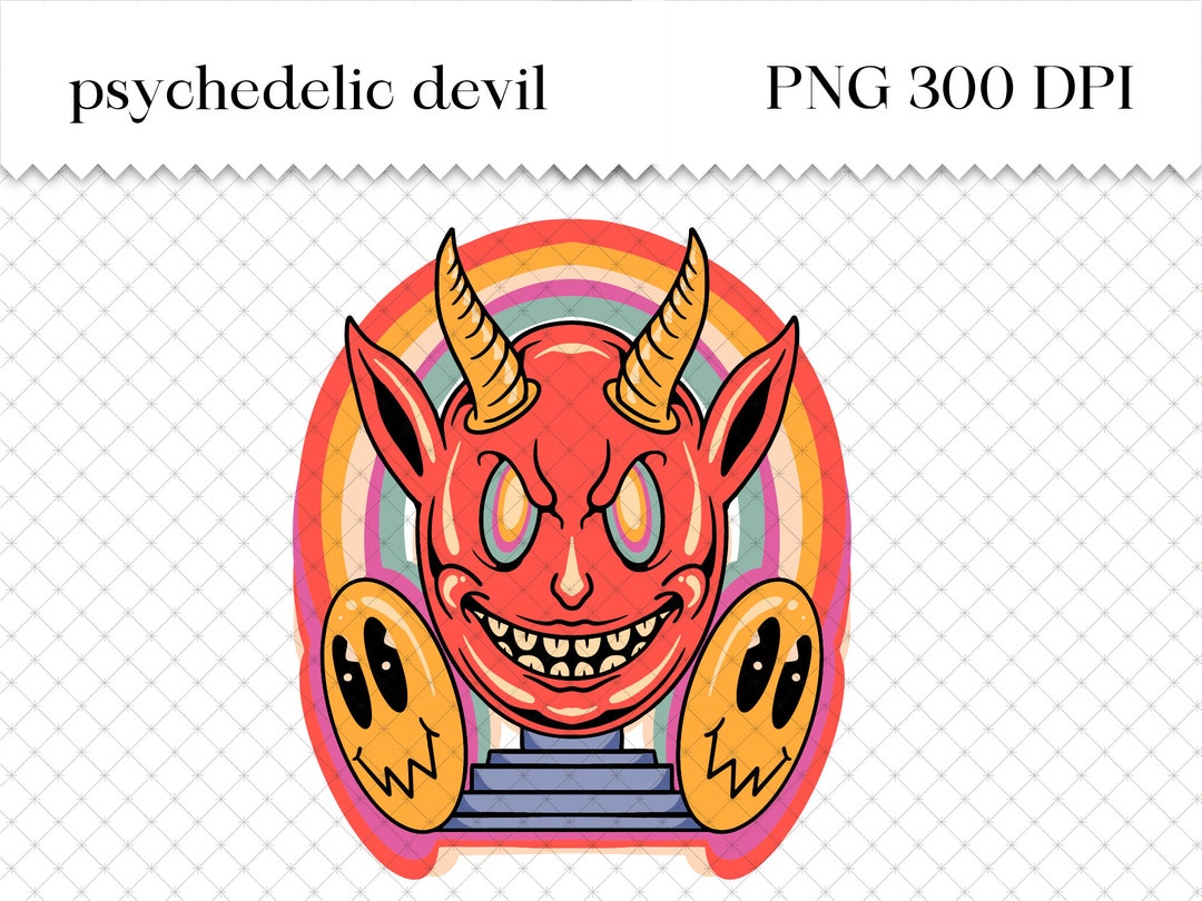 Psychedelic, Triple Devil PNG, Psychedelic PNG, Psychedelic Art ...