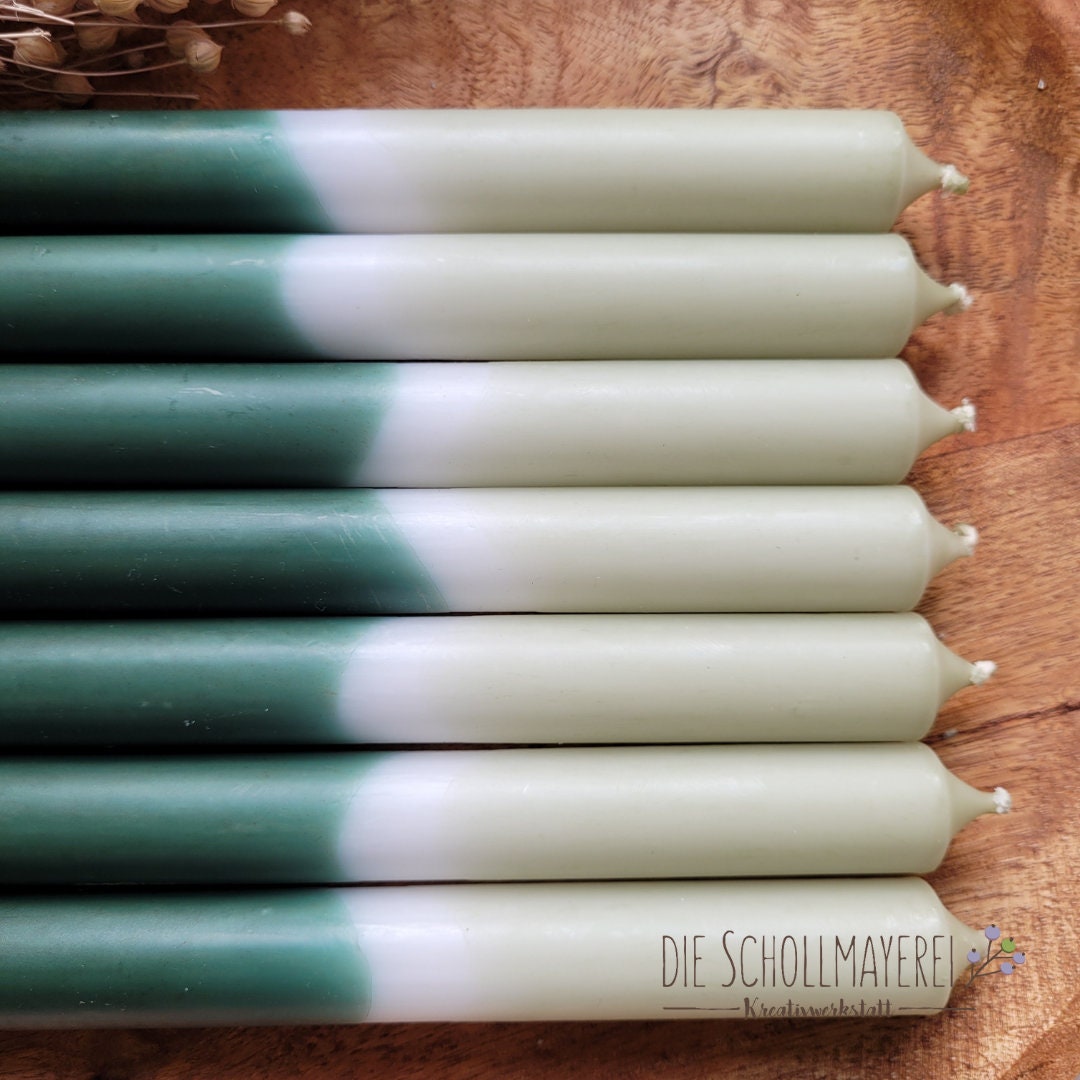Dipdye Candles in Beautiful Colors, Stick Candle, Paraffin Candle ...