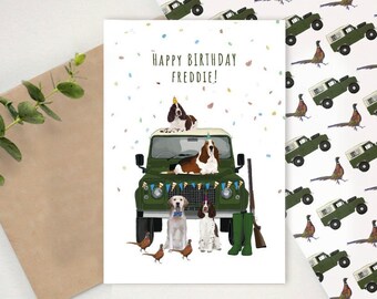 Land Rover Defender Birthday Card - Etsy