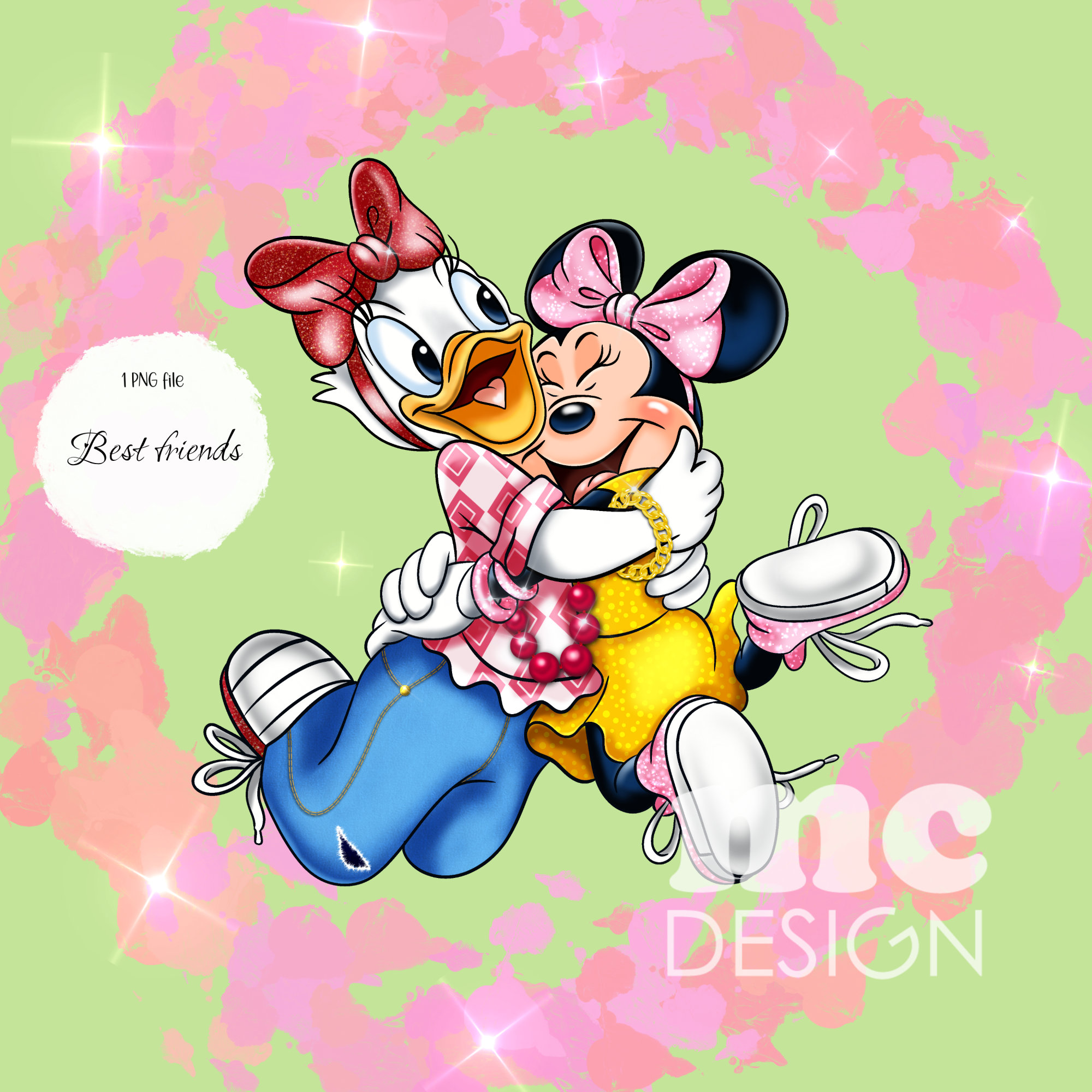 Best Friends Minnie&daisy PNG File Minnie Daisy Minnie Daisy ...