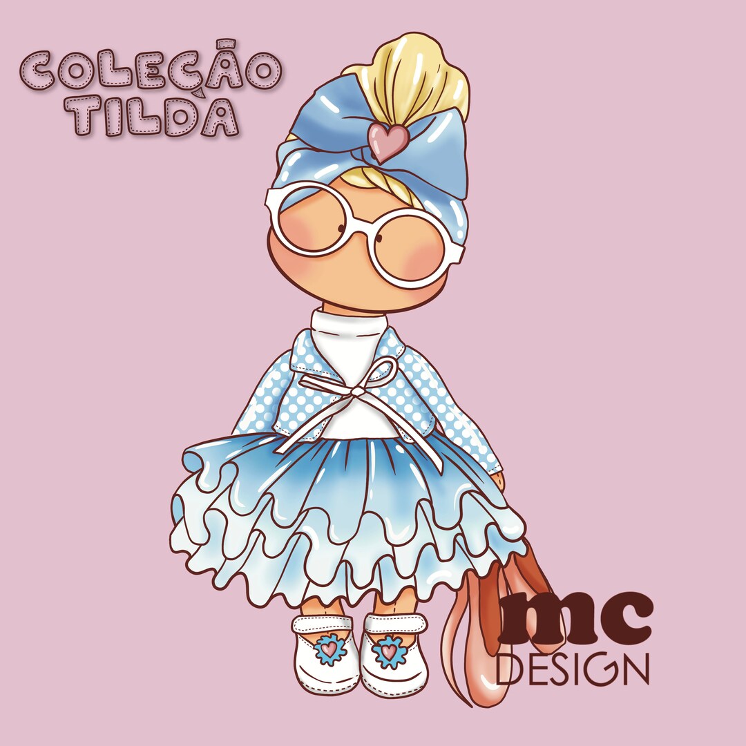 Tilda Doll Illustration | Cute Doll Png | Cute Girls Clipart | Cute ...