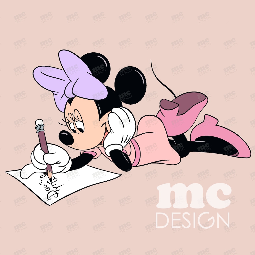 Minnie Mouse PNG File Minnie Back to School Minnie Sublimation Design ...