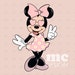 Minnie Mouse PNG File | Minnie Peace and Love | Minnie Sublimation ...