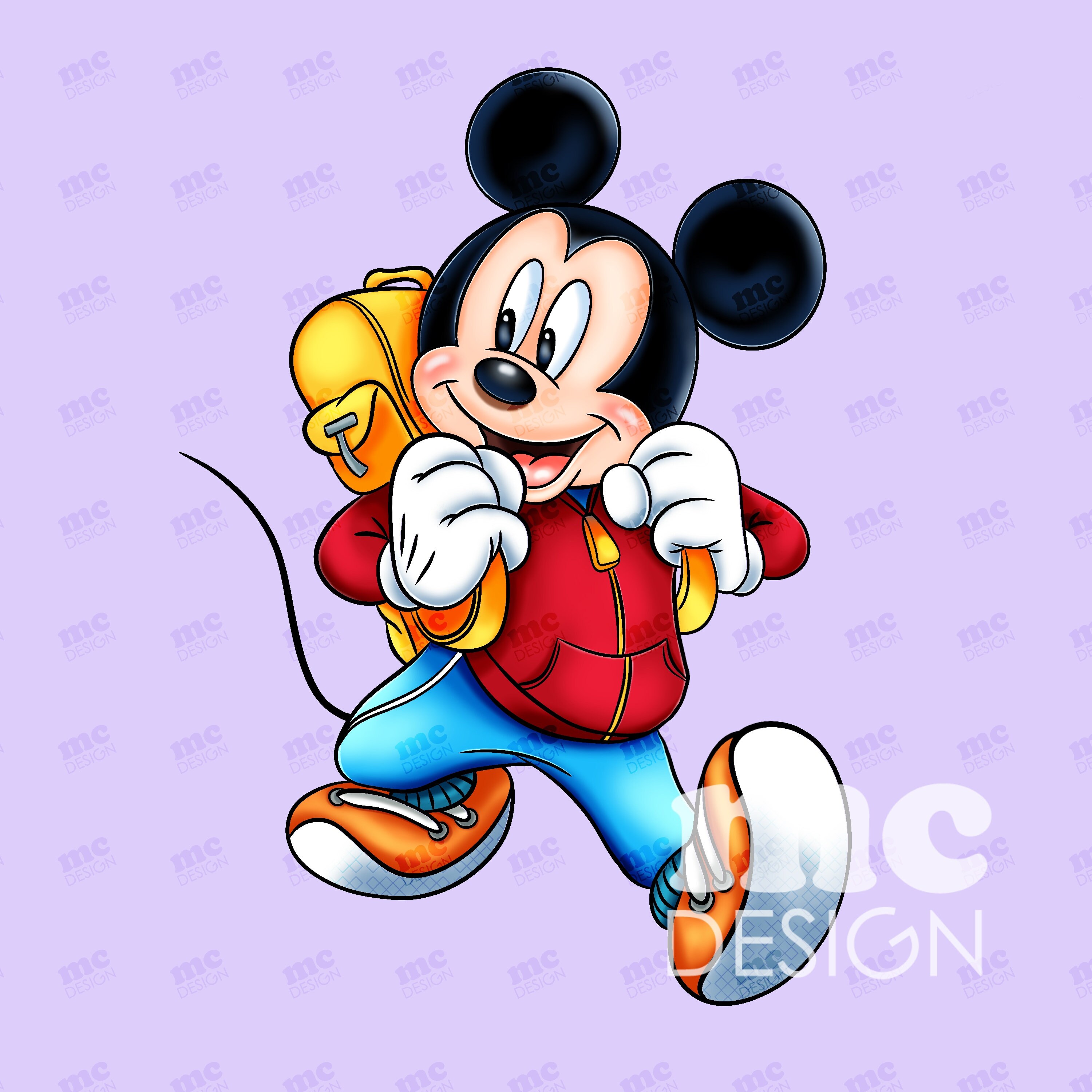 Mickey PNG File Mickey Sublimation Design Mickey Mouse Shirt Design ...